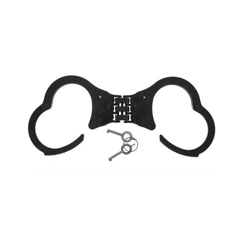 Handschellen mit Gelenk schwarz, 39,90